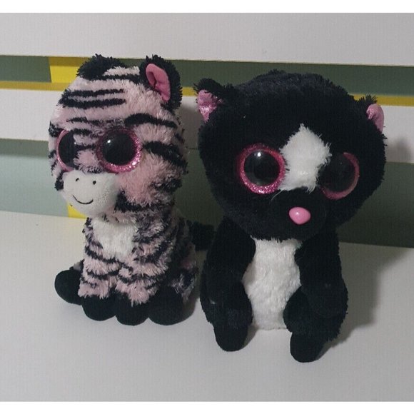 Ty | Toys | Ty Beanie Boos Flora Skunk Zoey Zebra | Poshmark